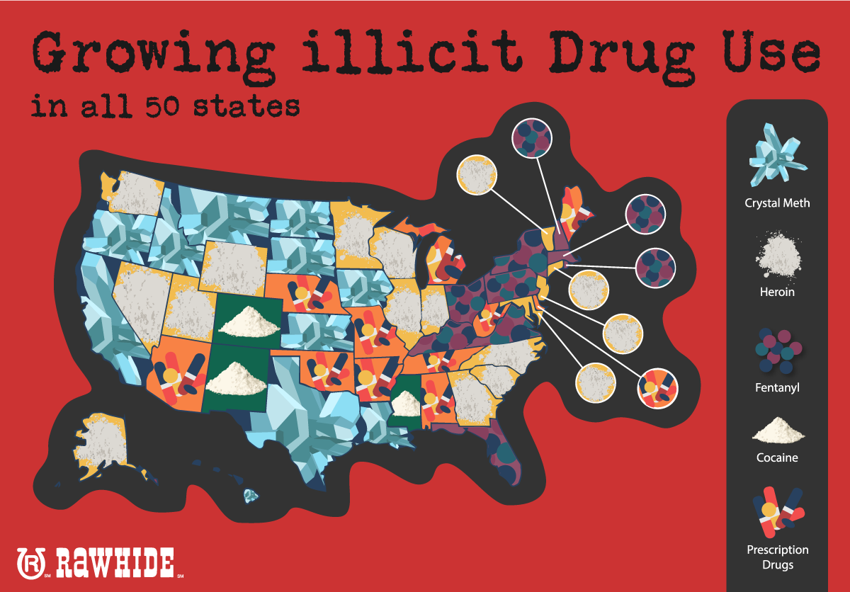 Growing Illicit Drug Use In All 50 States [MAP]
